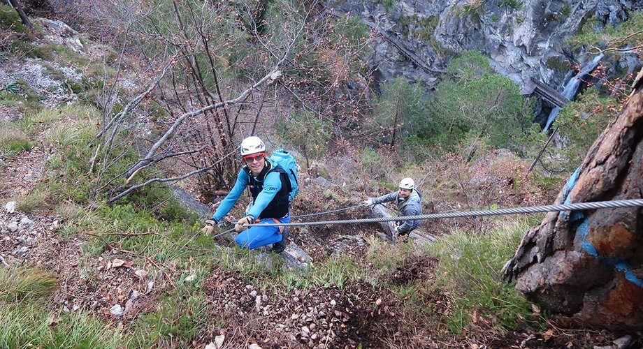 Klettersteig der 24er Hochgebirgsjäger - Galitzenklamm | Bergsteigen.com
