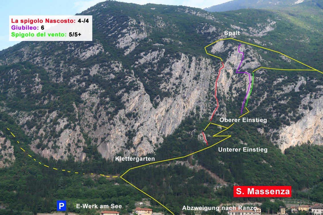 Via Spigolo del vento - Due Laghi | Bergsteigen.com