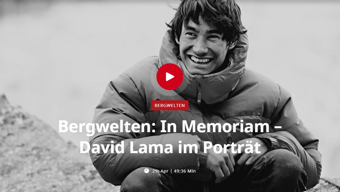In Memoriam - David Lama | Bergsteigen.com