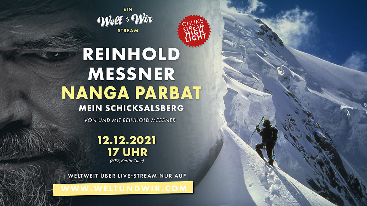 Reinhold Messner - Gratis Livestream Nanga Parbat | Bergsteigen.com