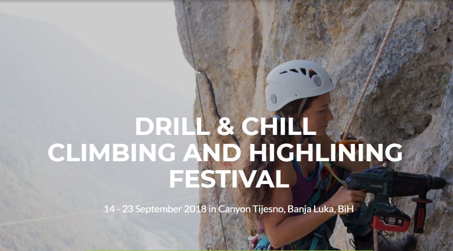 Drill & Chill Climbing and Highlining Festival | Bergsteigen.com