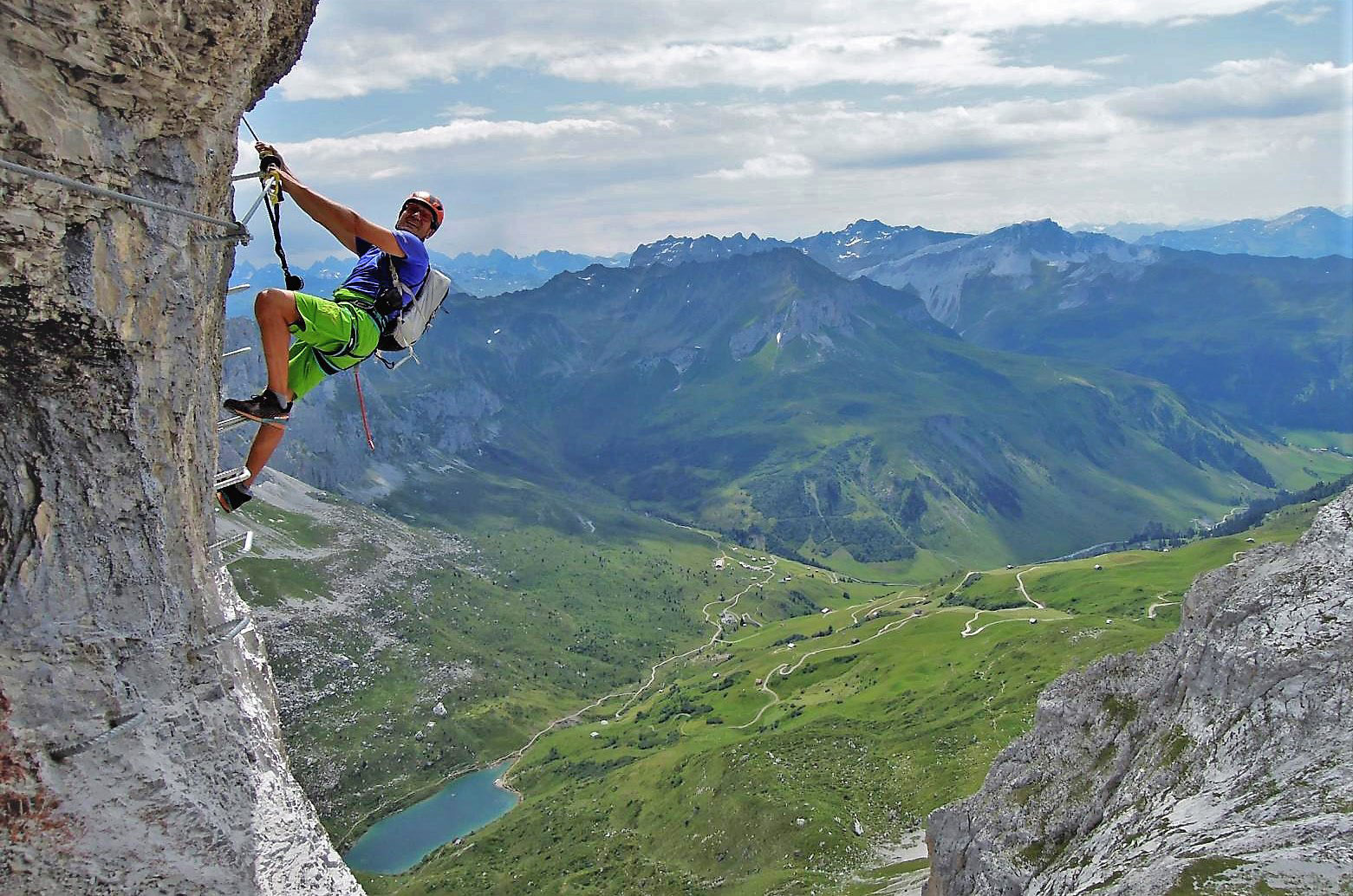 Partnunblick Klettersteig | Bergsteigen.com