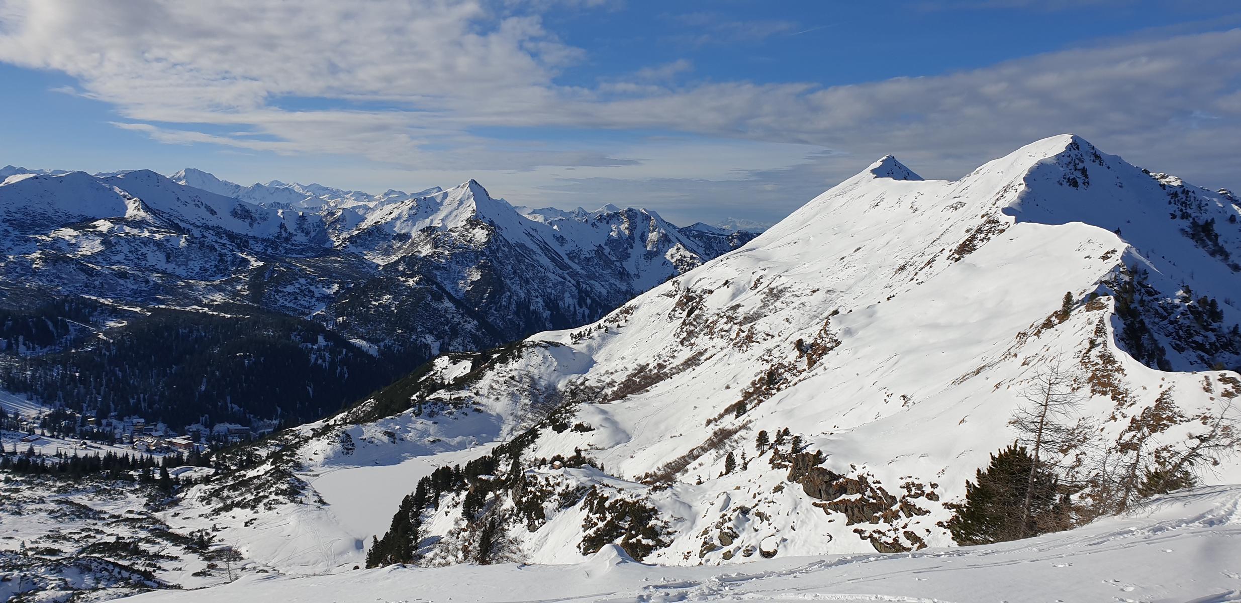 Plannerseespitze oder Hintere Gstemmerspitze von der Planneralm ...