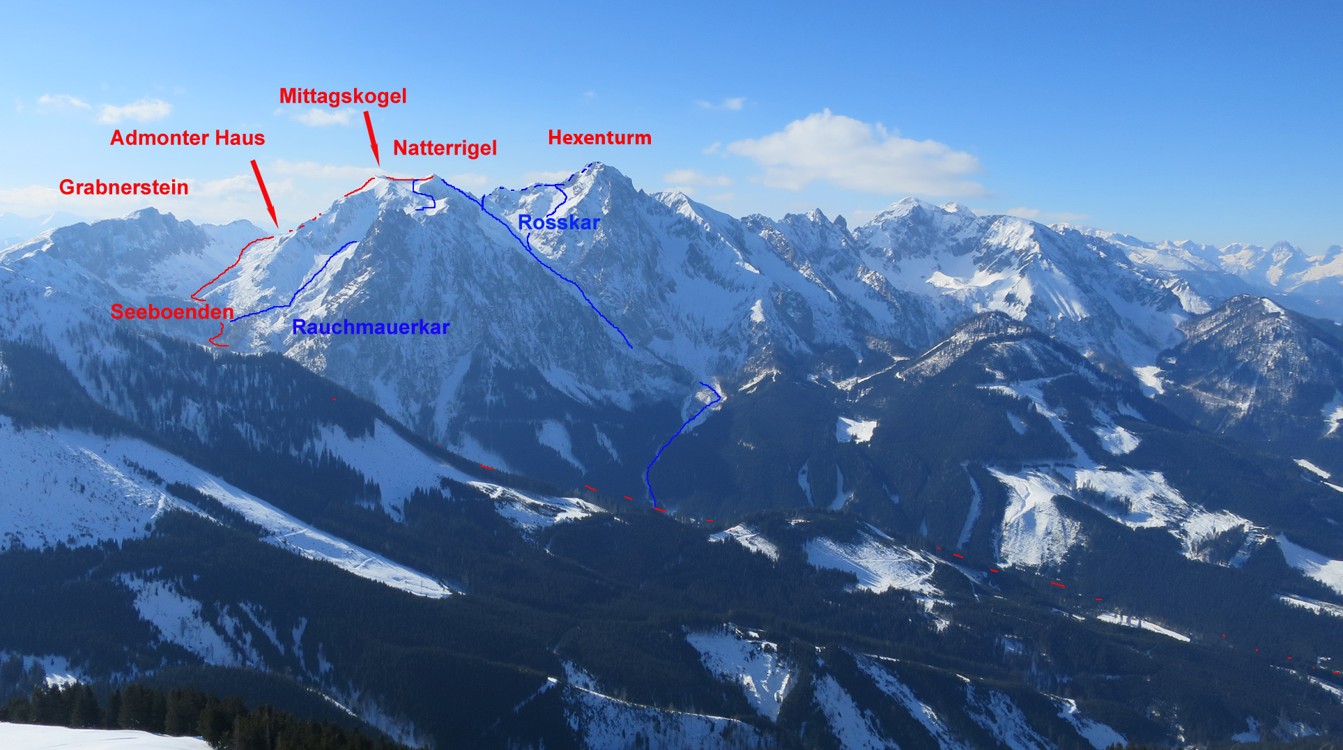 Hexenturm über Rosskar | Bergsteigen.com